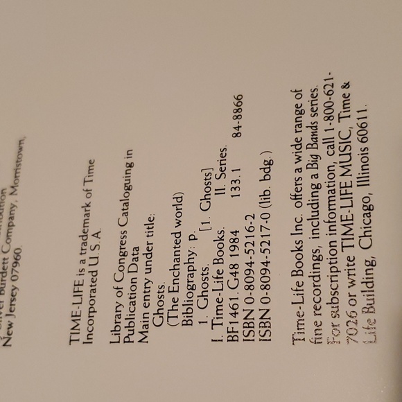 time life books | Other | Ghosts From The Enchanted World 984 Timelife ...